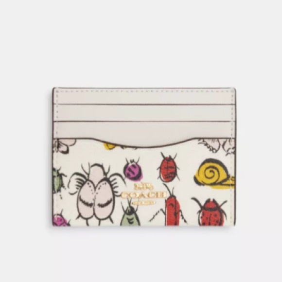 Coach | Bags | Nwt Coach Slim Id Card Case With Creature Print | Poshmark